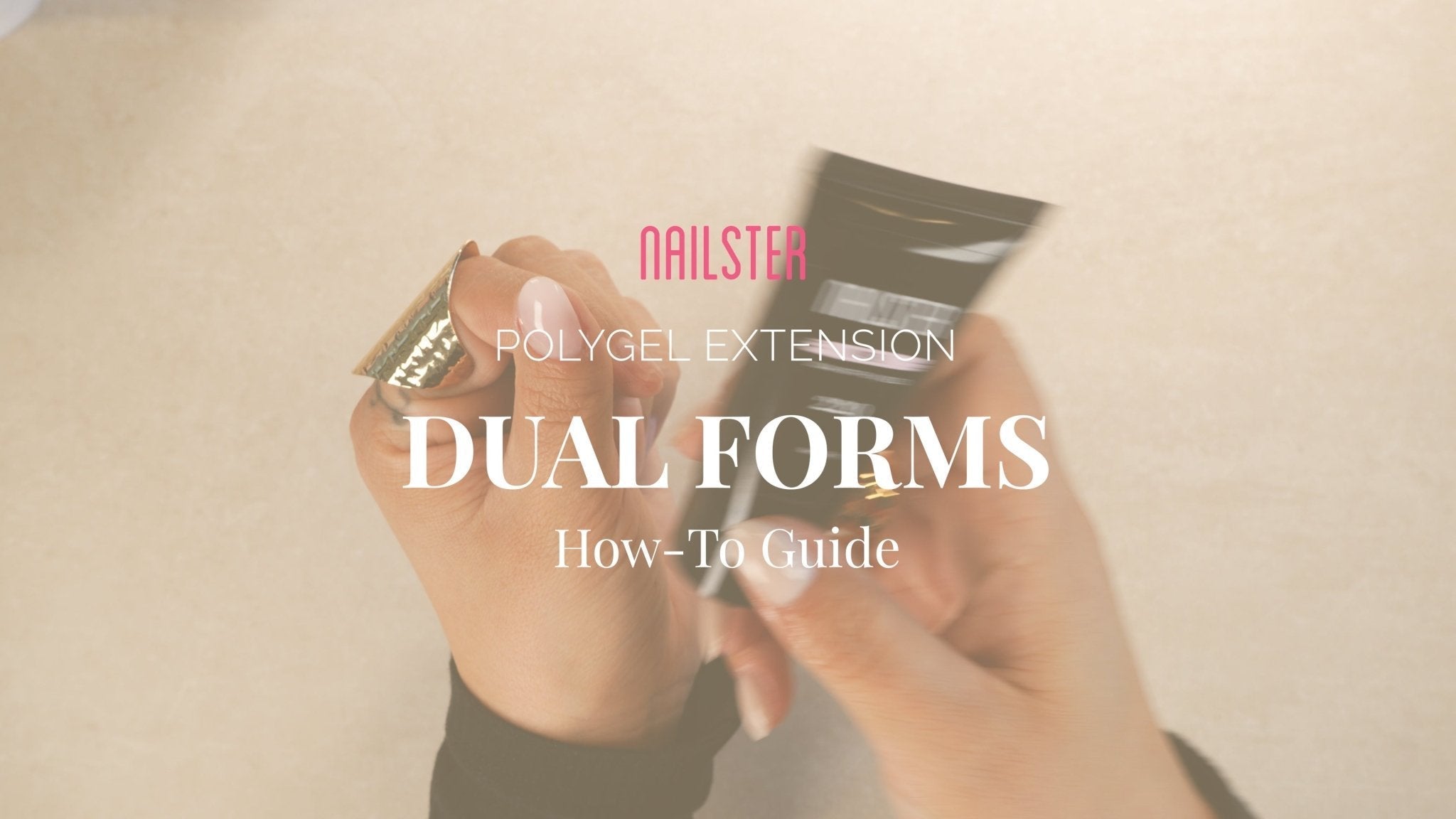 Forlængelse med Polygel og Dual Forms | Find guiden hos Nailster